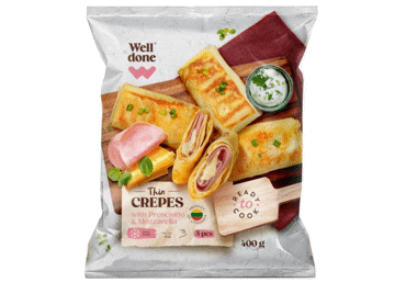 Külm.pannk.prosc.-mozzar. WELL DONE,400g | BARBORA